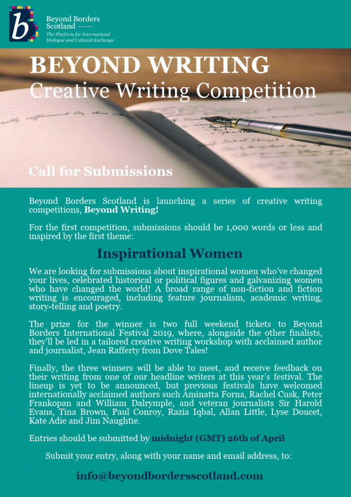 Beyond Writing Round I: Inspirational Women Launched! - Beyond Borders ...